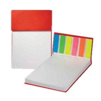 Hard Cover Sticky Flag Jotter Pad | Positive Promotions