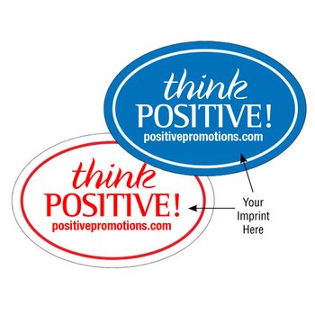 Vinyl Oval Bumper Stickers 6" x 4" - Personalization Available ...