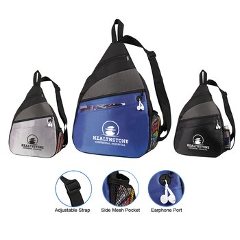 Tech Sling Backpack | Custom Bags | Positive Promotions