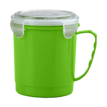 BPA Free Soup Mug With Locking lid & Molded Easy Grip Handle
