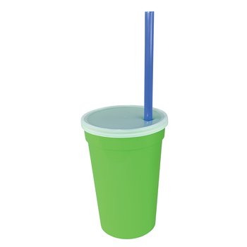 Cup/Straw/Lid Set - 17 Oz. - Personalization Available | Positive ...