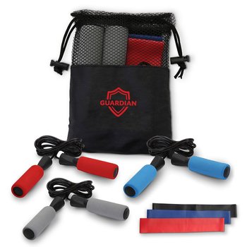 Jump Rope & Resistance Band Exercise Kit - Personalization Available ...