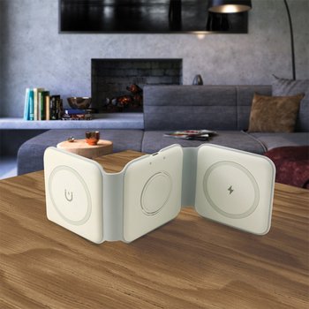 3-in-1 Chi Wireless Charging Foldable & Stackable Mat - Personalization ...