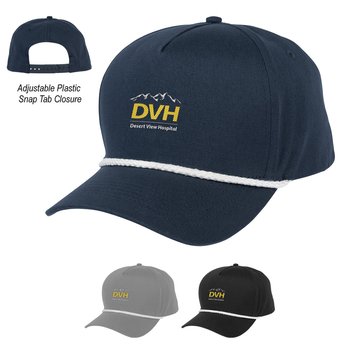 Cotton Twill Rope Hat - Embroidered Personalization Available ...