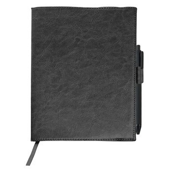 Leatherette Refillable Journal With Pen - Debossed Personalization ...