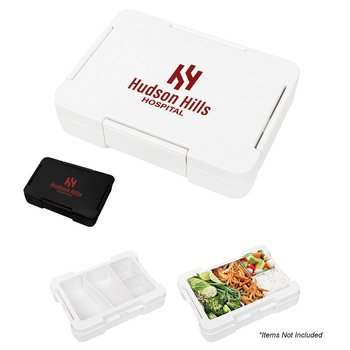 Flavor-Lock Bento Box Food Container - One-Color Personalization ...