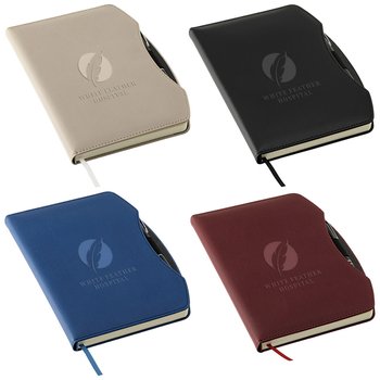 Edge Hardcover Journal With Pen - Debossed Personalization Available ...