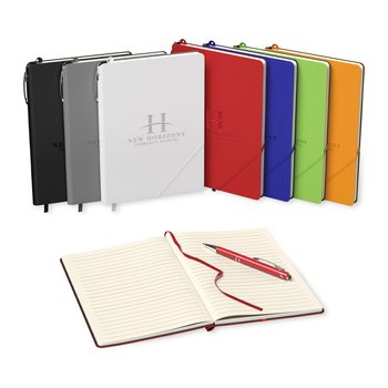 Butter-Soft Hard Cover Journal & Pen Set - Debossed Personalization ...