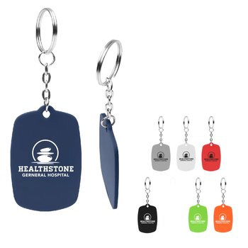 Silicone Tag Keychain - One-Color Personalization Available | Positive ...