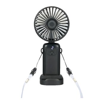 Recycled Rechargeable Personal LED Fan - One-Color Personalization ...