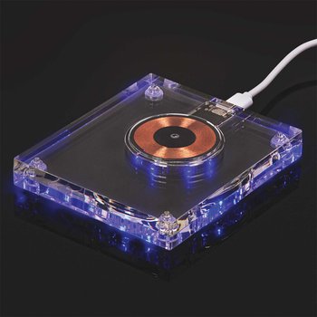 Clear Acrylic Wireless Light-Up Charging Pad - Personalization ...