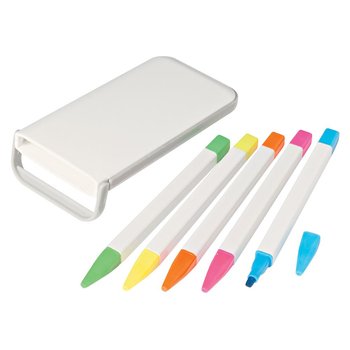 5-In-1 Highlighter Set - Personalization Available | Positive Promotions