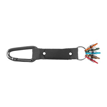 Aluminum Carabiner Strap with Color-Code Key Clips | Positive Promotions