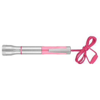 Pink Flashlight with Light-Up Pen - Personalization Available ...