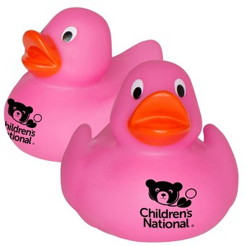 Pink Lil Rubber Duck - Personalization Available | Positive Promotions