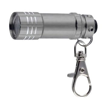 Mini Aluminum Flashlight Keychain - Laser-Engraved Personalization ...