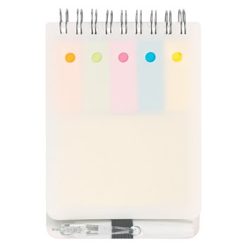 Spiral Jotter with Sticky Notes, Flags, & Pen - Personalization ...