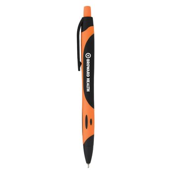 Sleek Write Two-Tone Rubberized Pen - Personalization Available ...
