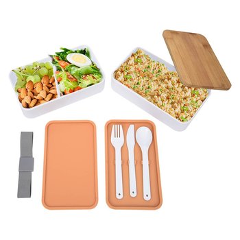 Stackable Bento Lunch Set - Personalization Available | Positive Promotions