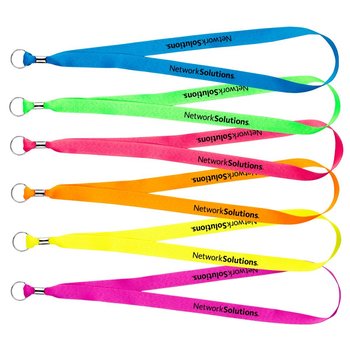 Neon 3/4" Non-Breakaway Lanyard - Personalization Available | Positive ...