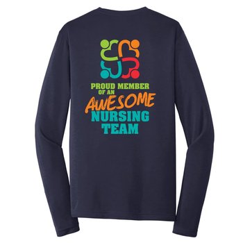 Proud Member Of An Awesome Team Long Sleeve T-Shirt - Personalization ...
