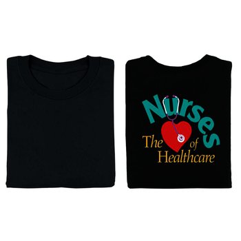 Nurses: The Heart Of Healthcare 2-Sided T-Shirt - Personalization ...