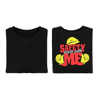 Safety Starts With Me Unisex 2-Sided Short-Sleeved T-Shirt ...