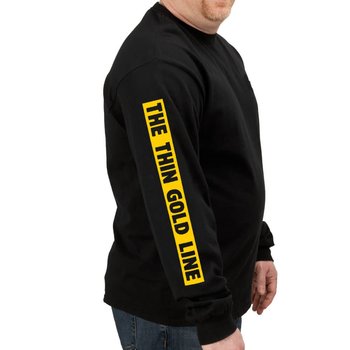 The Thin Gold Line Long-Sleeve T-Shirt With Personalization | Positive ...
