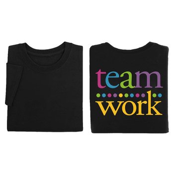 Teamwork 2-Sided T-Shirt - Personalization Available | Positive Promotions
