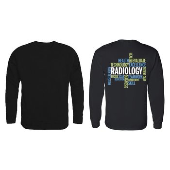 Radiology Team Word Cloud Unisex Two-Sided Long-Sleeve T-Shirt ...