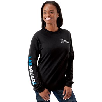 Lab Squad Unisex Long-Sleeve 2-Location T-Shirt - Silkscreened ...