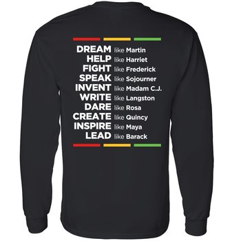 Inspiring Leaders Adult 2-Sided Long-Sleeve T-Shirt - Silkscreened ...