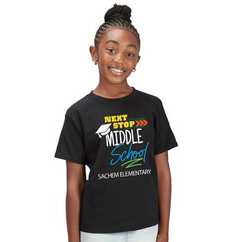 Next Stop: Middle School Gildan® Adult Unisex Heavy Cotton T-Shirt ...