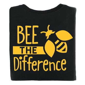 Bee the Difference Unisex 2-Sided Short-Sleeved T-Shirt - Silkscreened Personalization Available ...