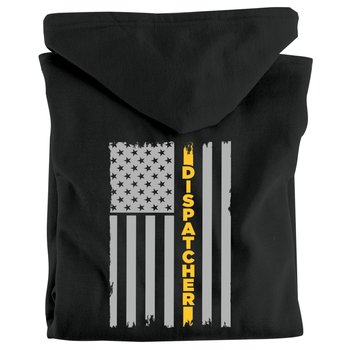 Dispatcher Flag Gildan® Unisex Heavy Blend™ Full-Zip Hooded Sweatshirt ...