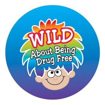 It's Cool To Be Drug Free Theme Day Stickers - Roll of 200 | Positive ...