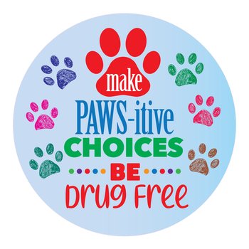 I Have the Power to Be Drug Free Theme Day Stickers - Roll of 200 ...