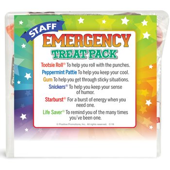 Staff Emergency Treat Pack - Personalization Available | Positive ...