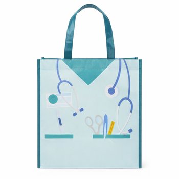 Healthcare Scrubs Large Non-Woven Laminated Tote Bag - One-Color ...