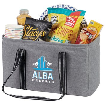 Gray Utility Tote - Personalization Available | Positive Promotions