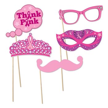 Breast Cancer Awareness Photo Prop Assortment Pack | Positive Promotions