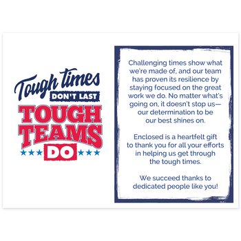 Tough Times Don't Last; Tough Teams Do Employee Care Kit | Positive ...