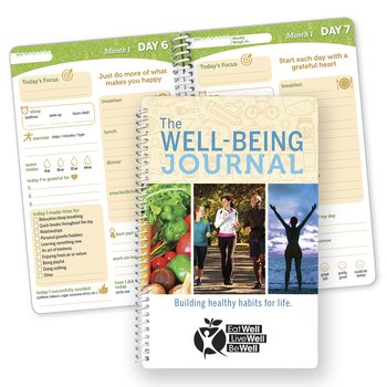 Eat Well, Live Well, Be Well 6-Piece Wellness Kit | Positive Promotions
