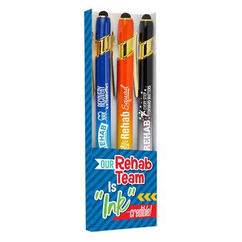 Rehab Team Ombré Dual-Stylus Metal Pen Assortment - Pack of 3 ...