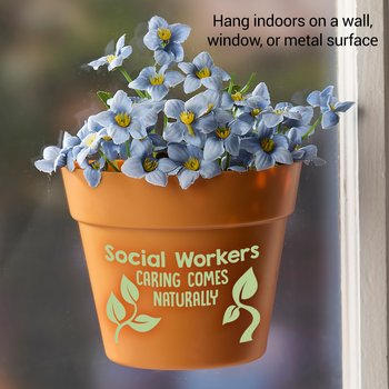 Social Workers: Caring Comes Naturally Forget-Me-Not Bloomable Wall ...