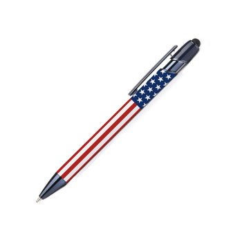 American Flag Metal Stylus Pen | Positive Promotions