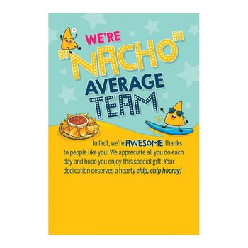 We're Nacho Average Team Chip-N-Dip Gift Set Kit - Card Personalization ...