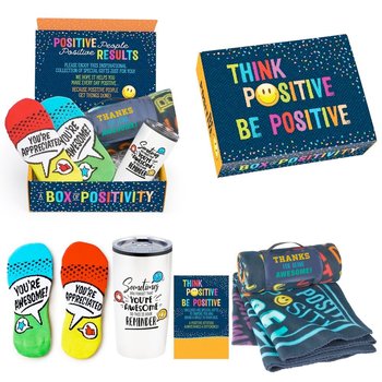 Box of Positivity Care Gift Set - Card Personalization Available ...