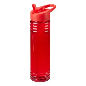 Translucent Red Hydration Solara Water Bottle 24-Oz. - Personalization ...