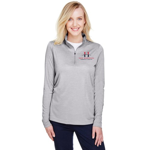 Team 365™ Women's Zone Sonic Heather Performance Quarter-Zip Pullover ...